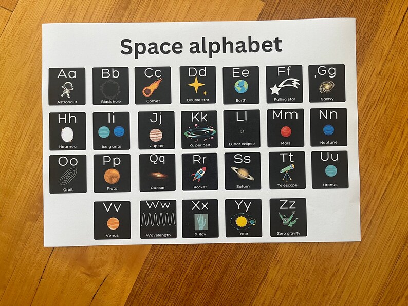 Solar System Busy Book Planets Matching Planets Activity Board ...