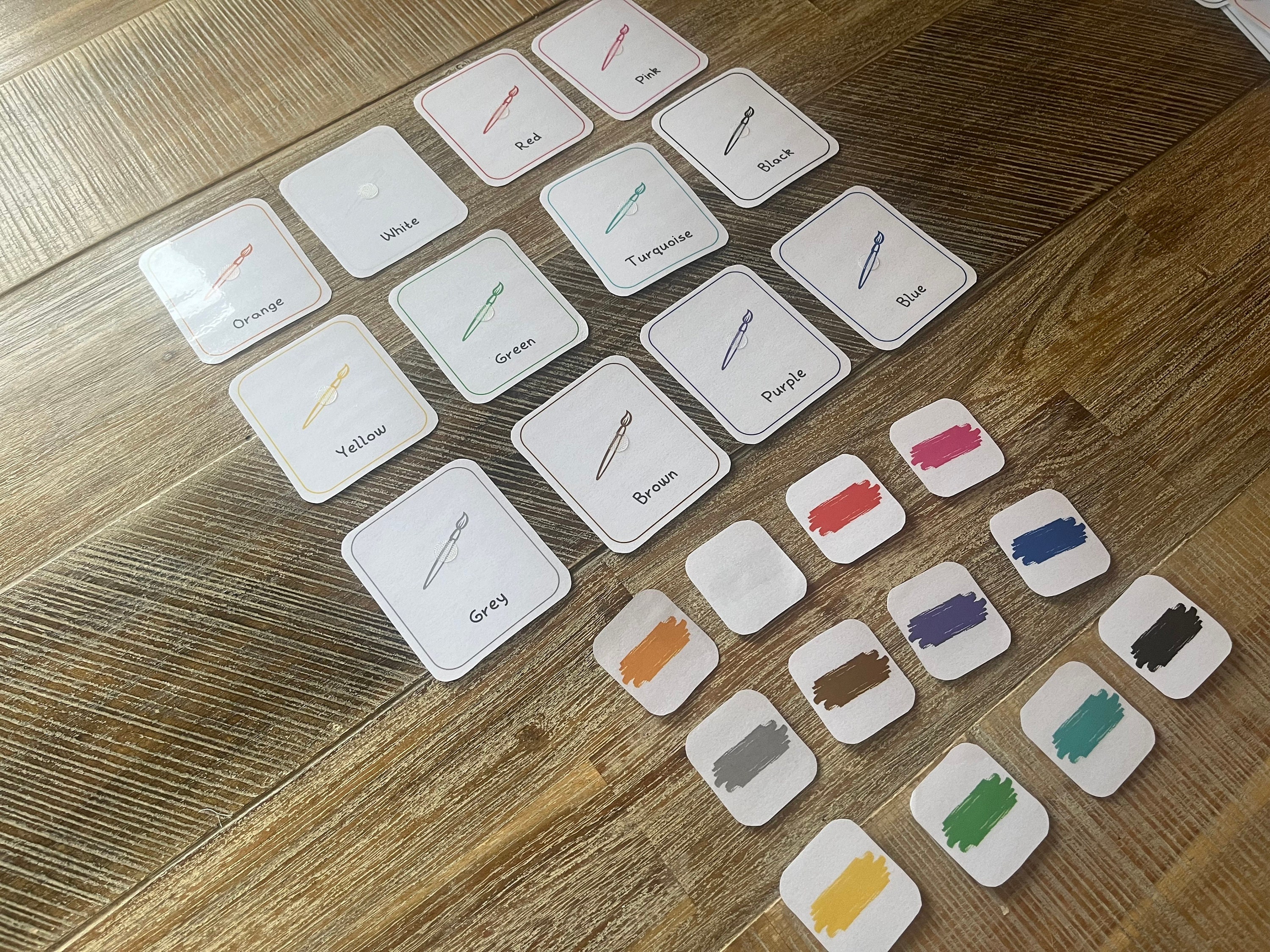 Colour Flashcards Colour Matching Activity Learn Colours Teach Colours ...