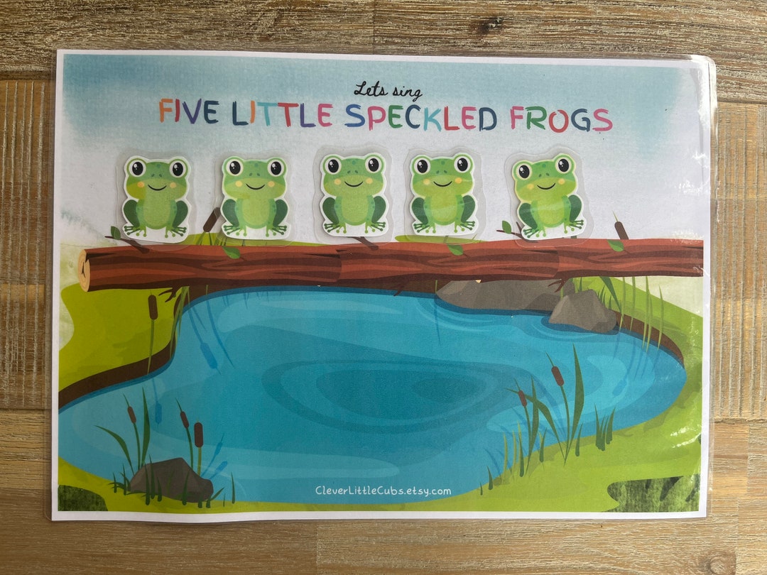 Five Little Speckled Frogs Counting Song Preschool Material Counting ...