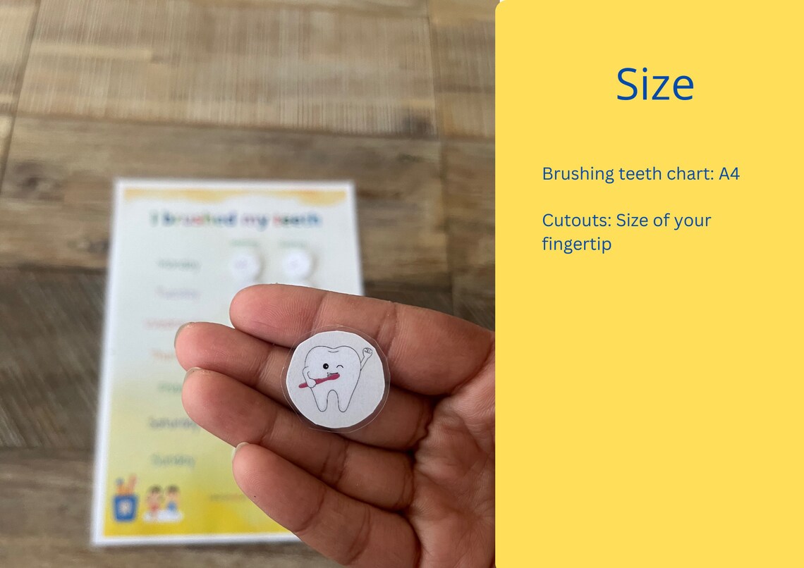 Brushing Teeth Star Chart Brushing Teeth Chart Teeth Brushing Activity ...