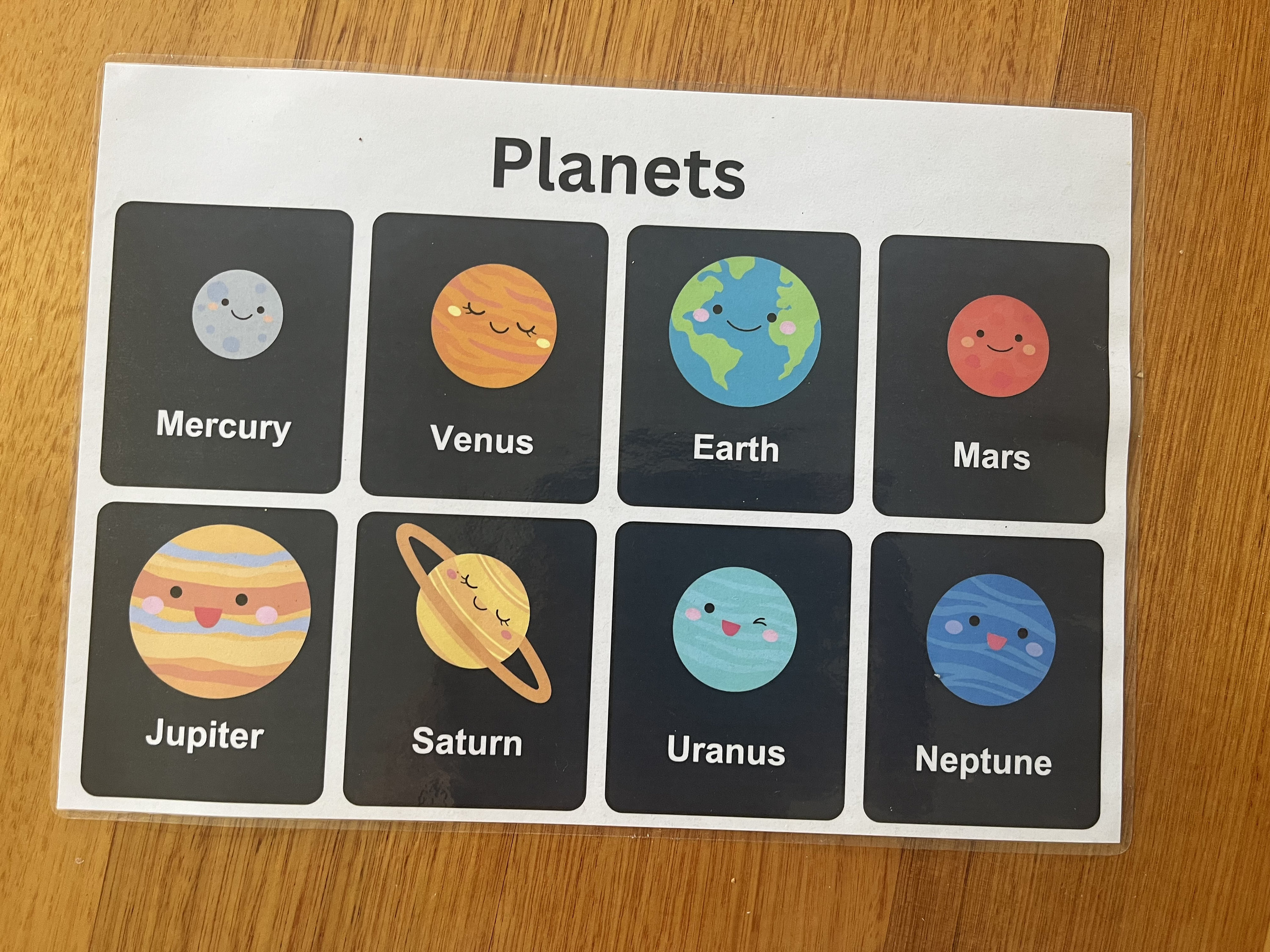Solar System Busy Book Planets Matching Planets Activity Board ...