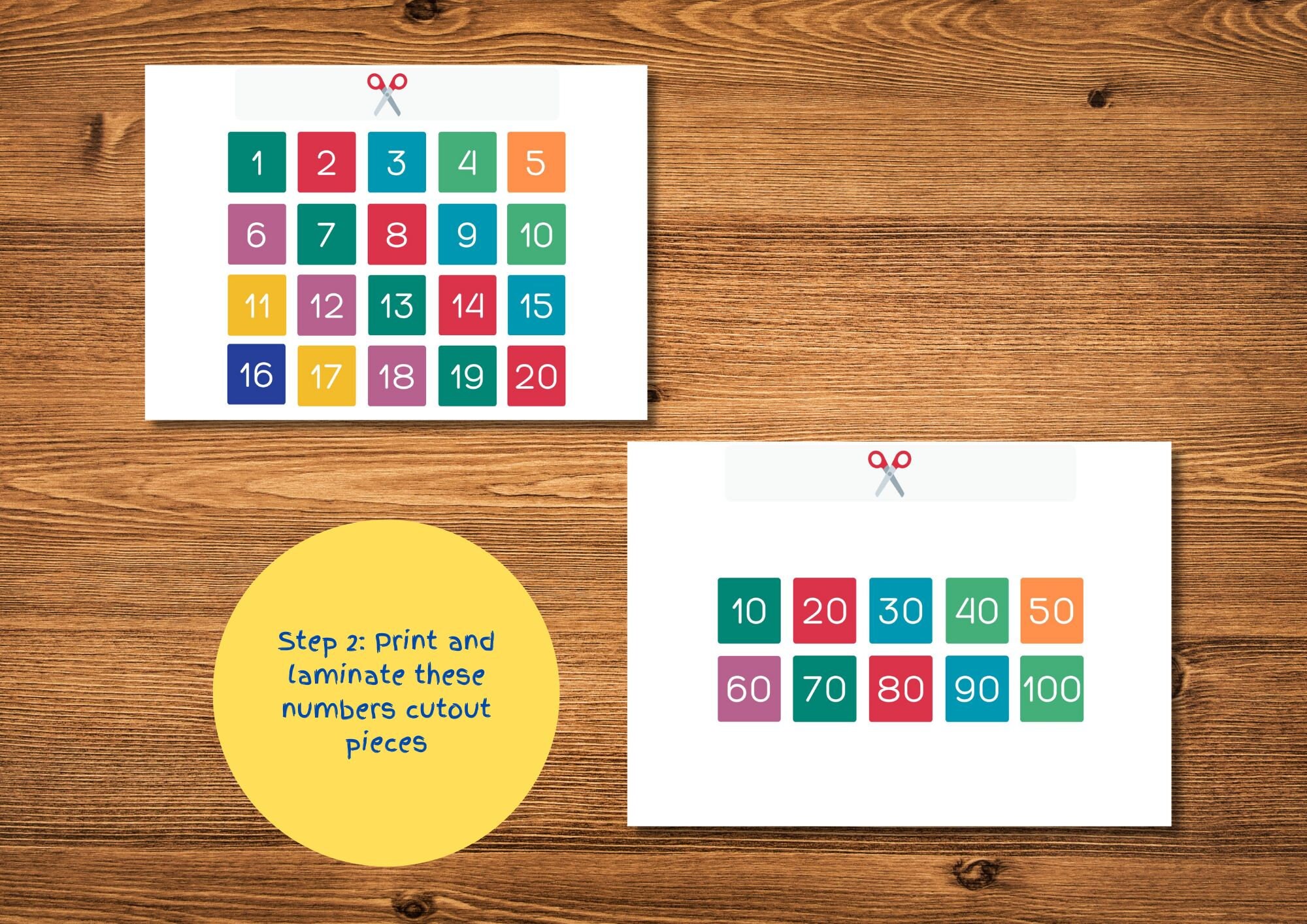Numbers Matching Activity Numbers Montessi Numbers Matching ...