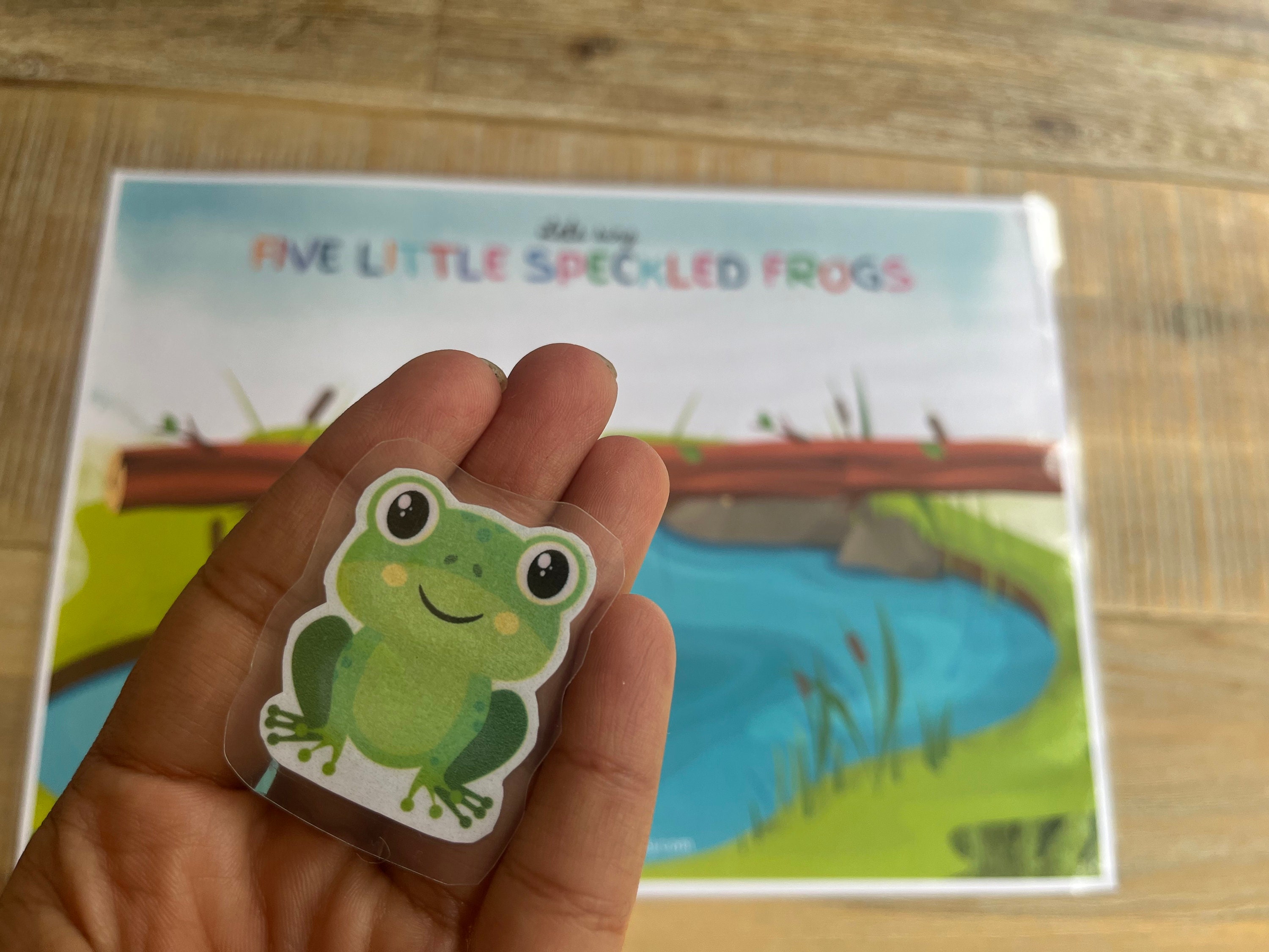 Five Little Speckled Frogs Counting Song Preschool Material Counting ...