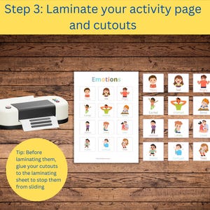 Emotions Matching Activity for Kids Preschool Printable Emotions ...