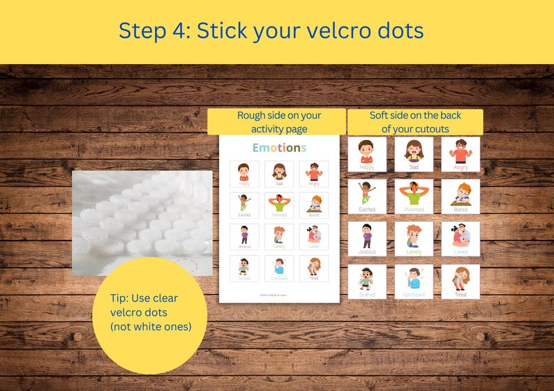 Emotions Matching Activity for Kids Preschool Printable Emotions ...