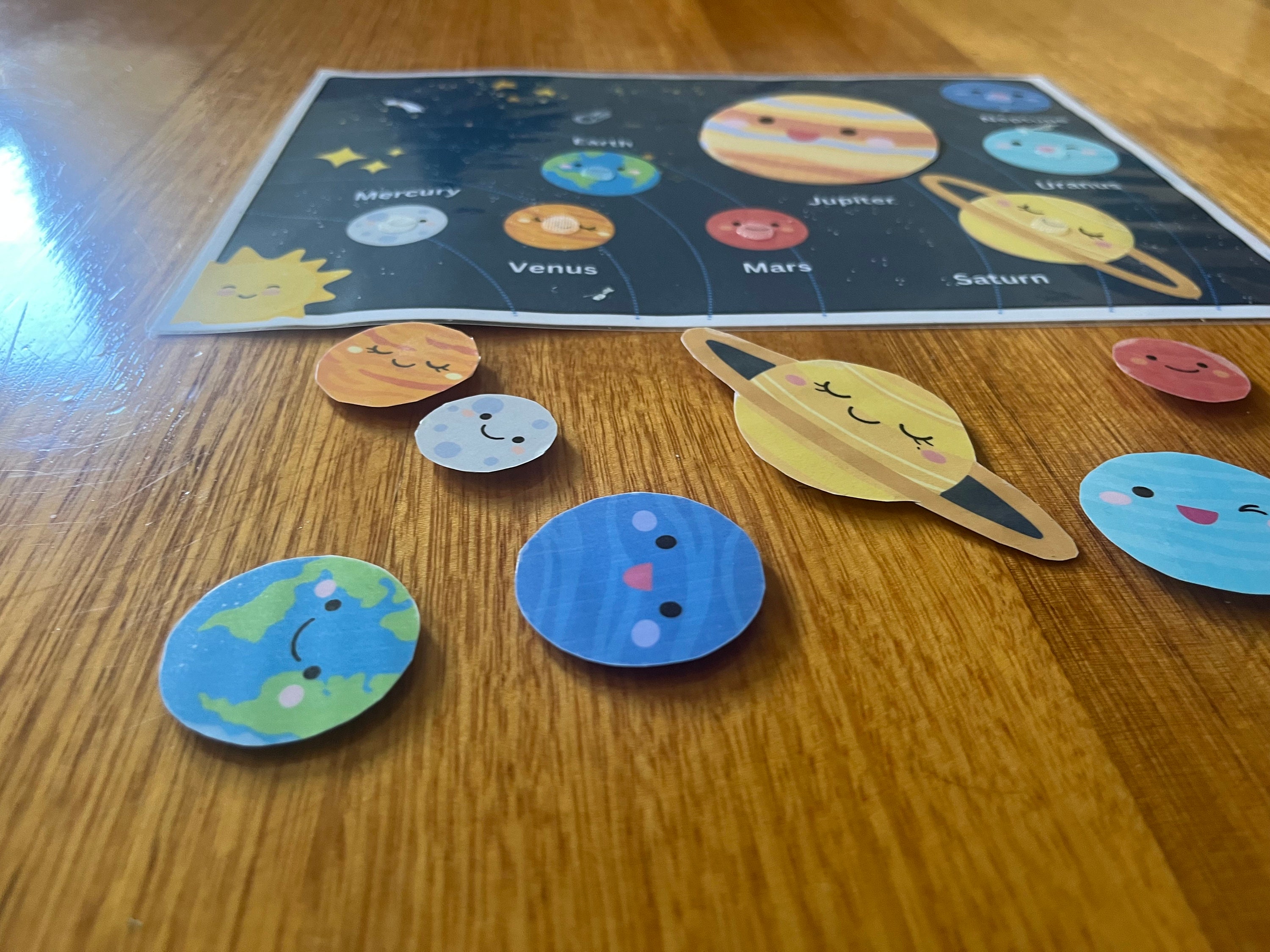 Planets With Dwarf Planets Busy Book for Toddlers Space Activity Board ...