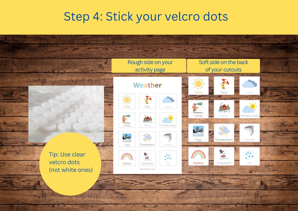 Weather Matching Activity for Kids Preschool Printable Weather Matching ...