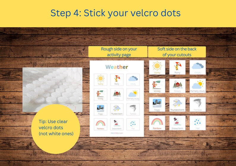 Weather Matching Activity for Kids Preschool Printable Weather Matching ...