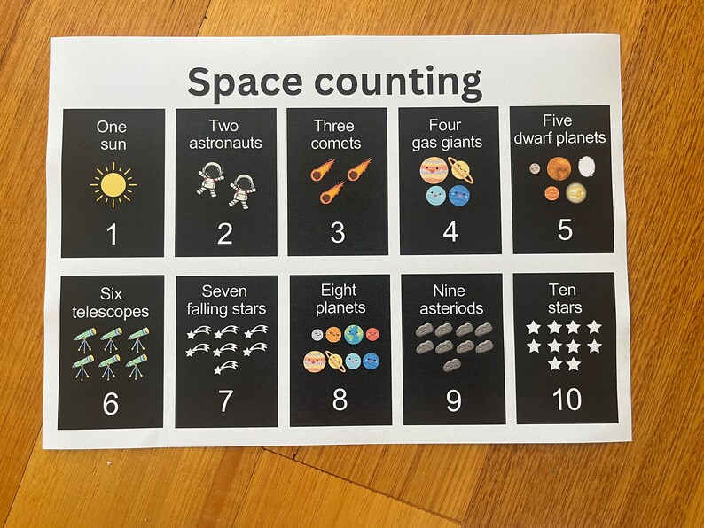 Solar System Busy Book Planets Matching Planets Activity Board ...