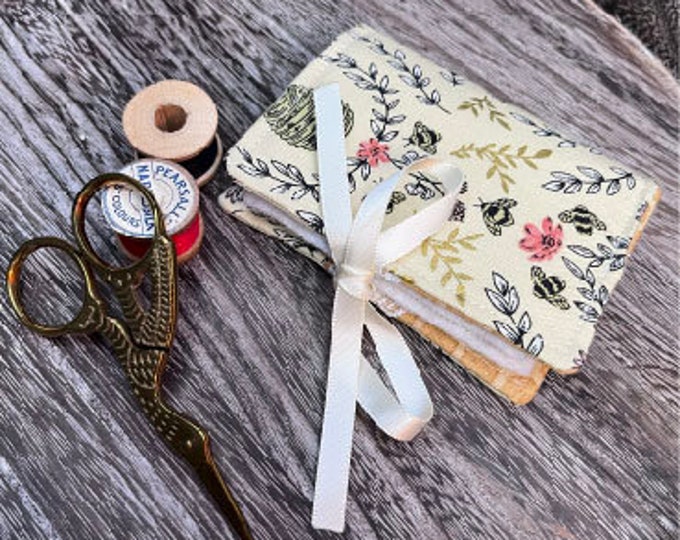 Needle Book With Ribbon Tie - Etsy