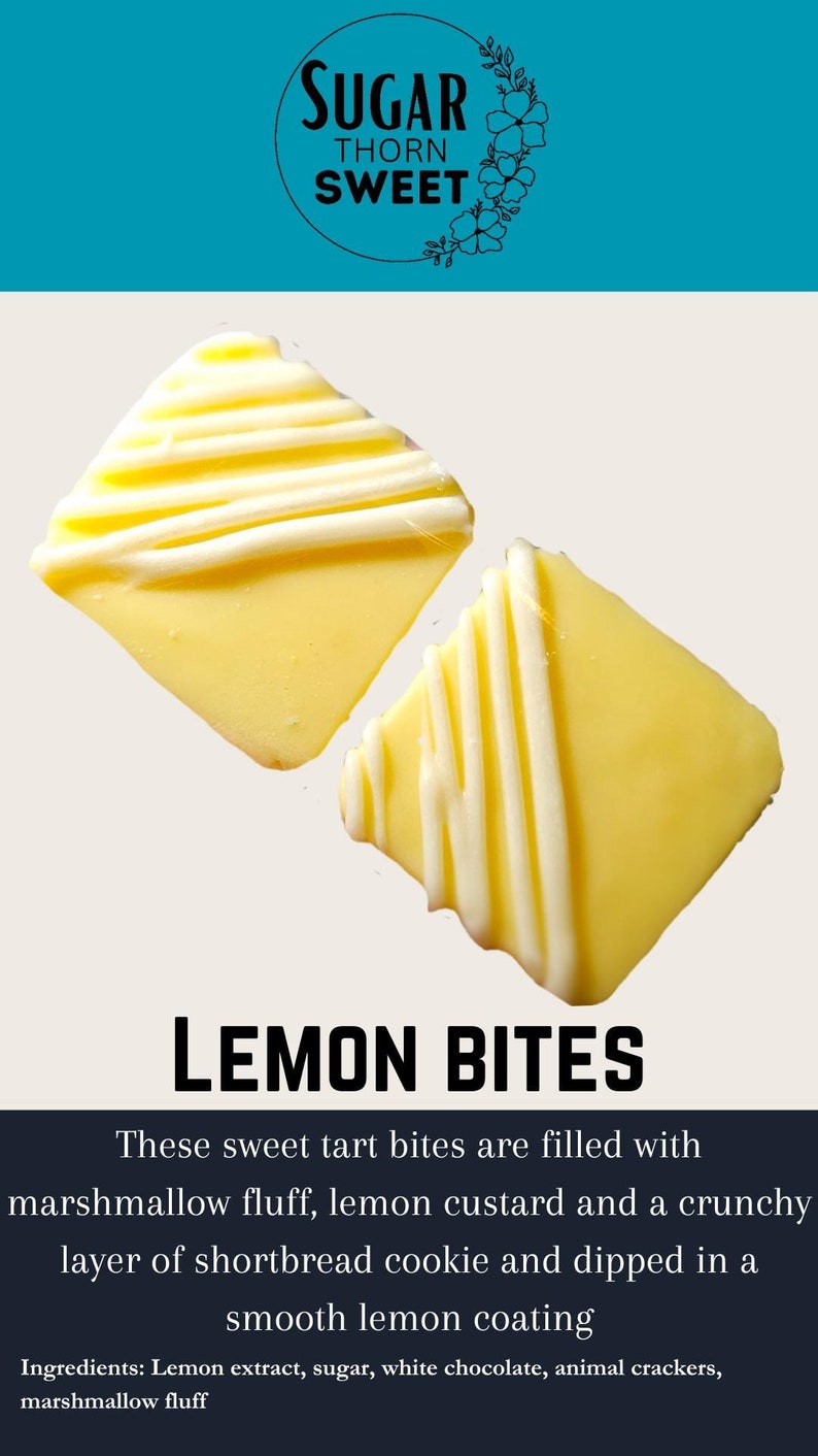 Lemon Bites - Etsy
