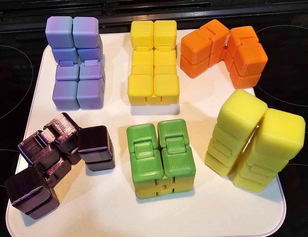 Weighted Infinity Fidget Cube for Adults and Kids Sensory Toy - Etsy
