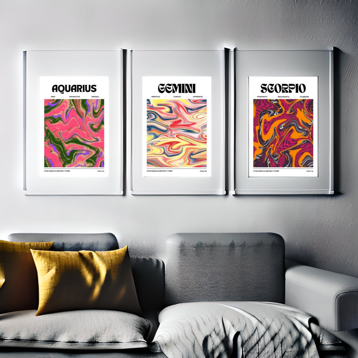 Gemini Poster Printable, Gemini Art, Gemini Gift, Gemini Wall Art ...