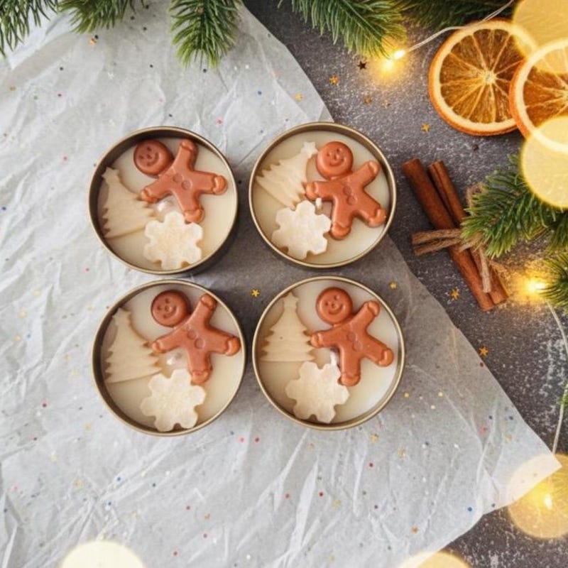 Gingerbread Candles - Etsy