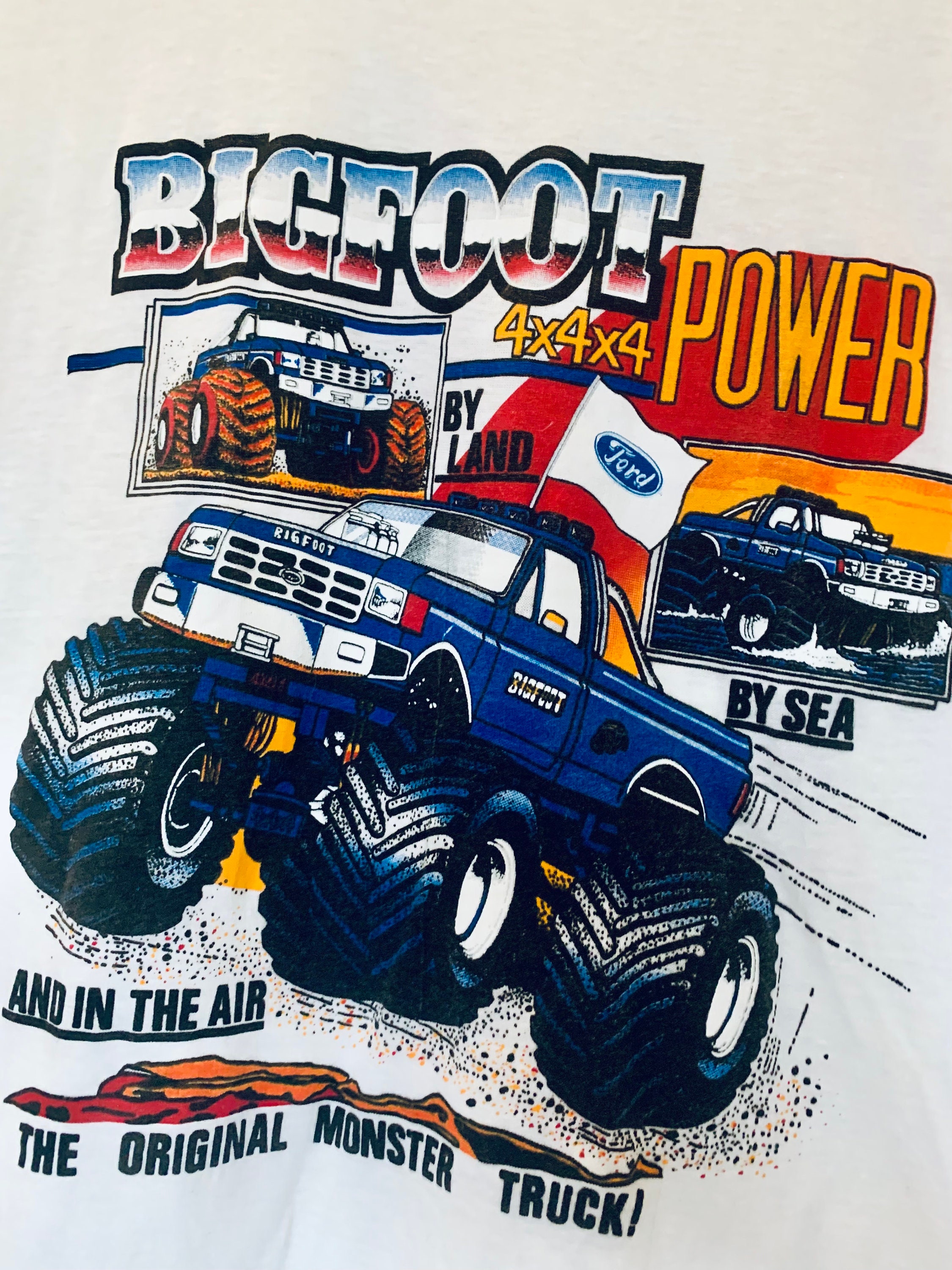 Rare Vintage 80s Bigfoot Monster Truck Shirt, Size M, Excellent ...
