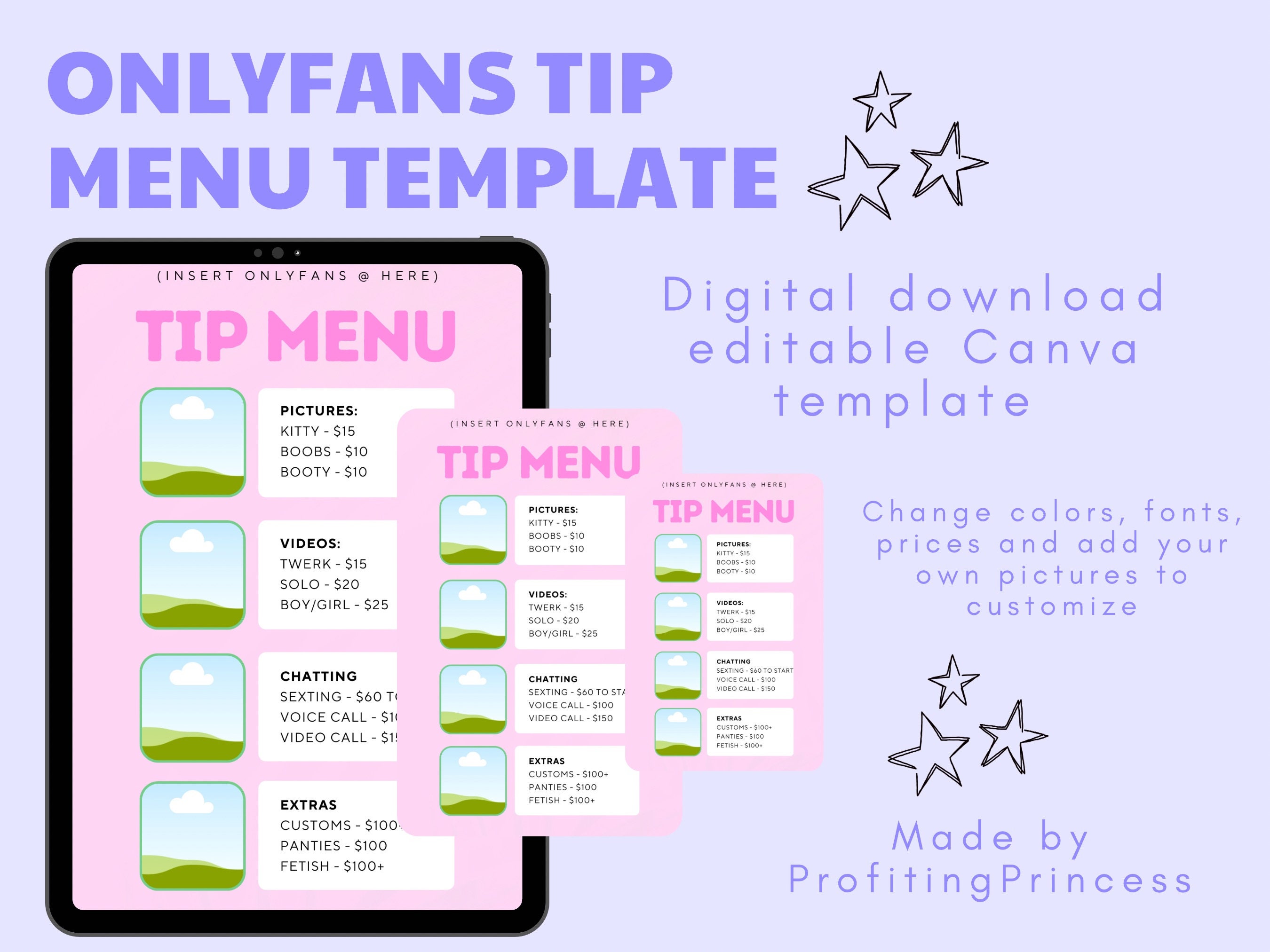 Onlyfans Tip Menu Canva Template: Editable Template for Adult - Etsy Onlyfans Tip Menu Canva Template: Editable Template for Adult - Etsy