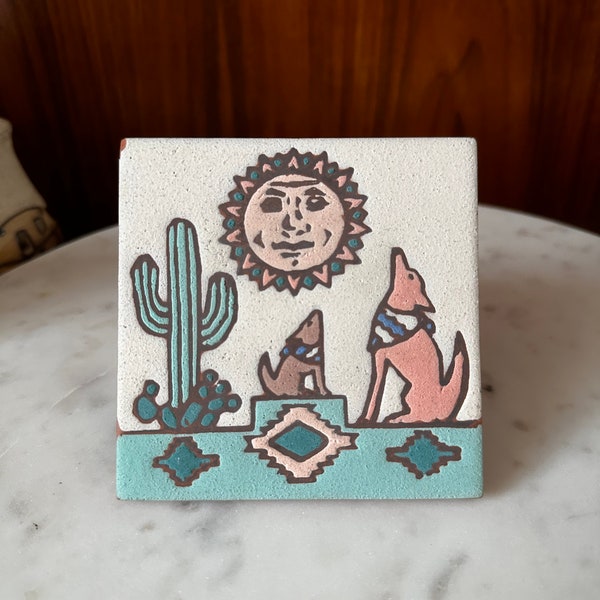 Southwest Painted Tiles - Etsy