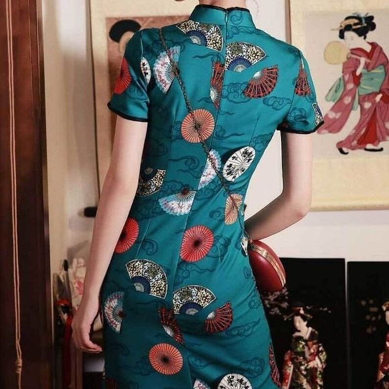 Honeypop Qipao Cheongsam Minidress Traditional Chinese Dress - Etsy
