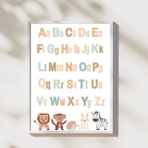 Educational Poster for Kids, Preschool Alphabet Printable, Classroom ...