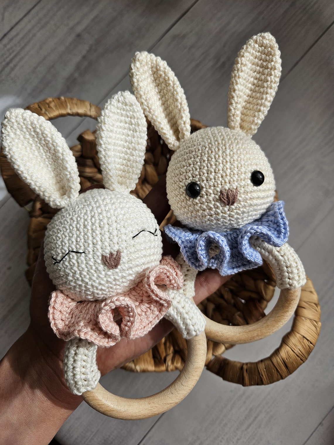 Luna the Bunny Rattle PDF Pattern, Amigurumi Pattern, Bunny Rattle, Pdf ...