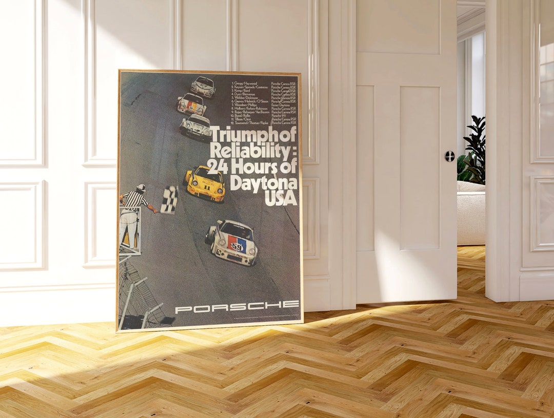 Vintage Porsche 911 Poster Retro Porsche Print Advertisement - Etsy