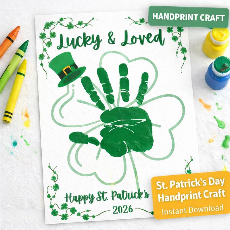 March Handprint Craft - Etsy
