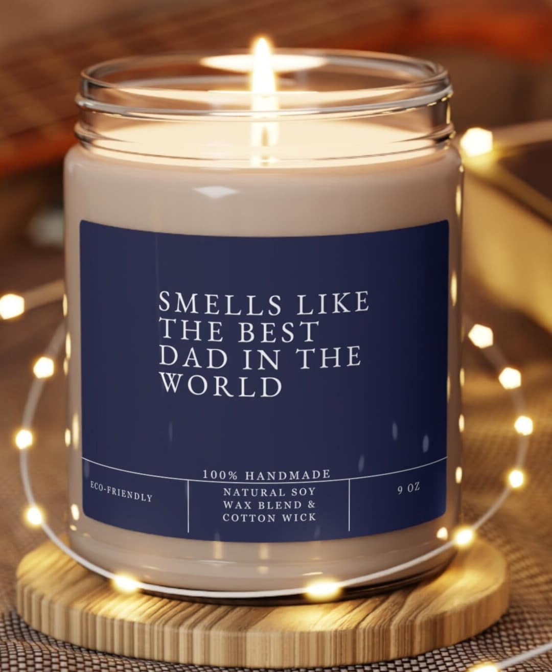 Best Dad Christmas Candle, Funny Husband Candle, Holiday Gift for Him ...