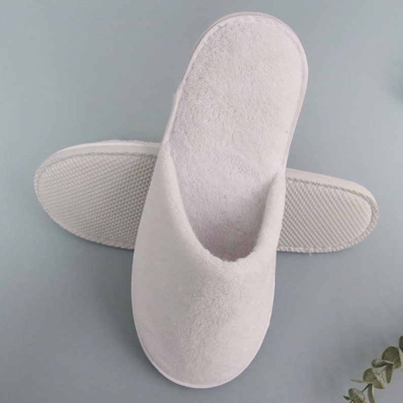 12 Disposable Slippers Wedding Spa Slipper Wedding Party Bridesmaid ...