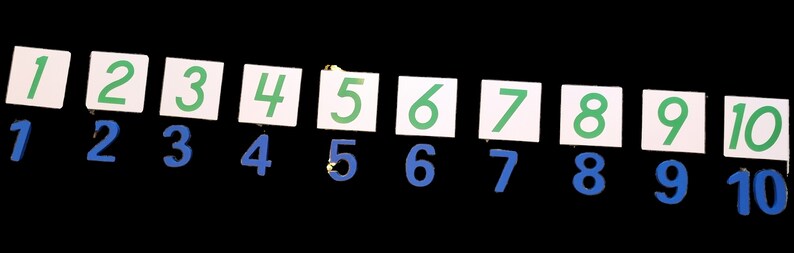 Montessori Maths Cards and Counters, Number and Quantity Learning ...