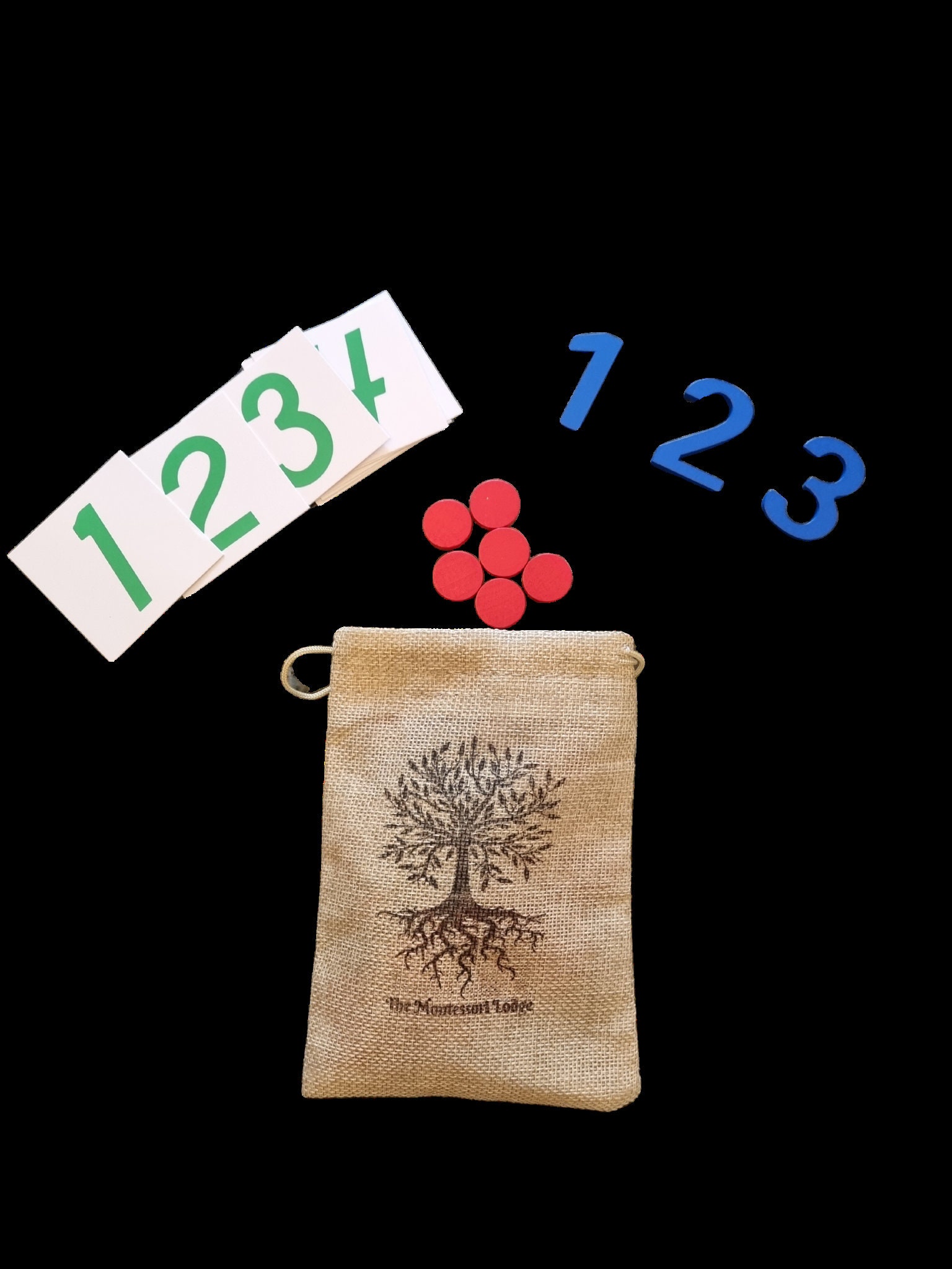 Montessori Maths Cards and Counters, Number and Quantity Learning ...