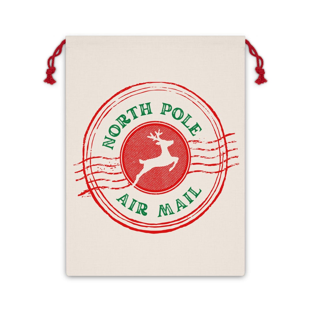 North Pole Gift Bag - Etsy