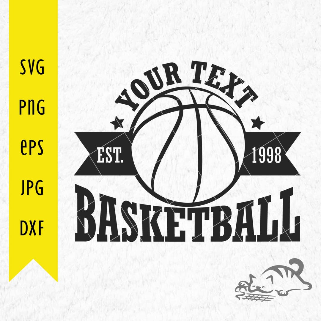 Basketball Name Svg, Basketball Svg Png, Team Template, Basketball ...