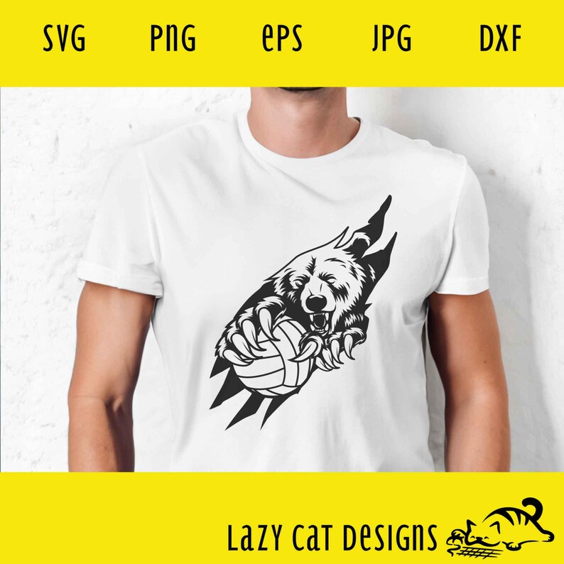 High School Bears Volleyball Svg, Bear Svg, Bears Svg, Bears Pride ...