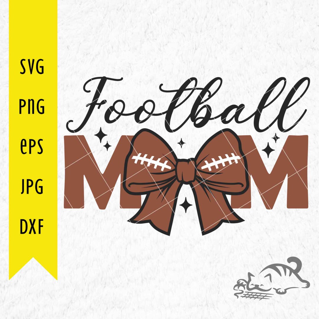 Football Mom PNG, Varsity Football Cut File, Football Svg, Customized ...