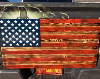Rustic American Flag - Etsy