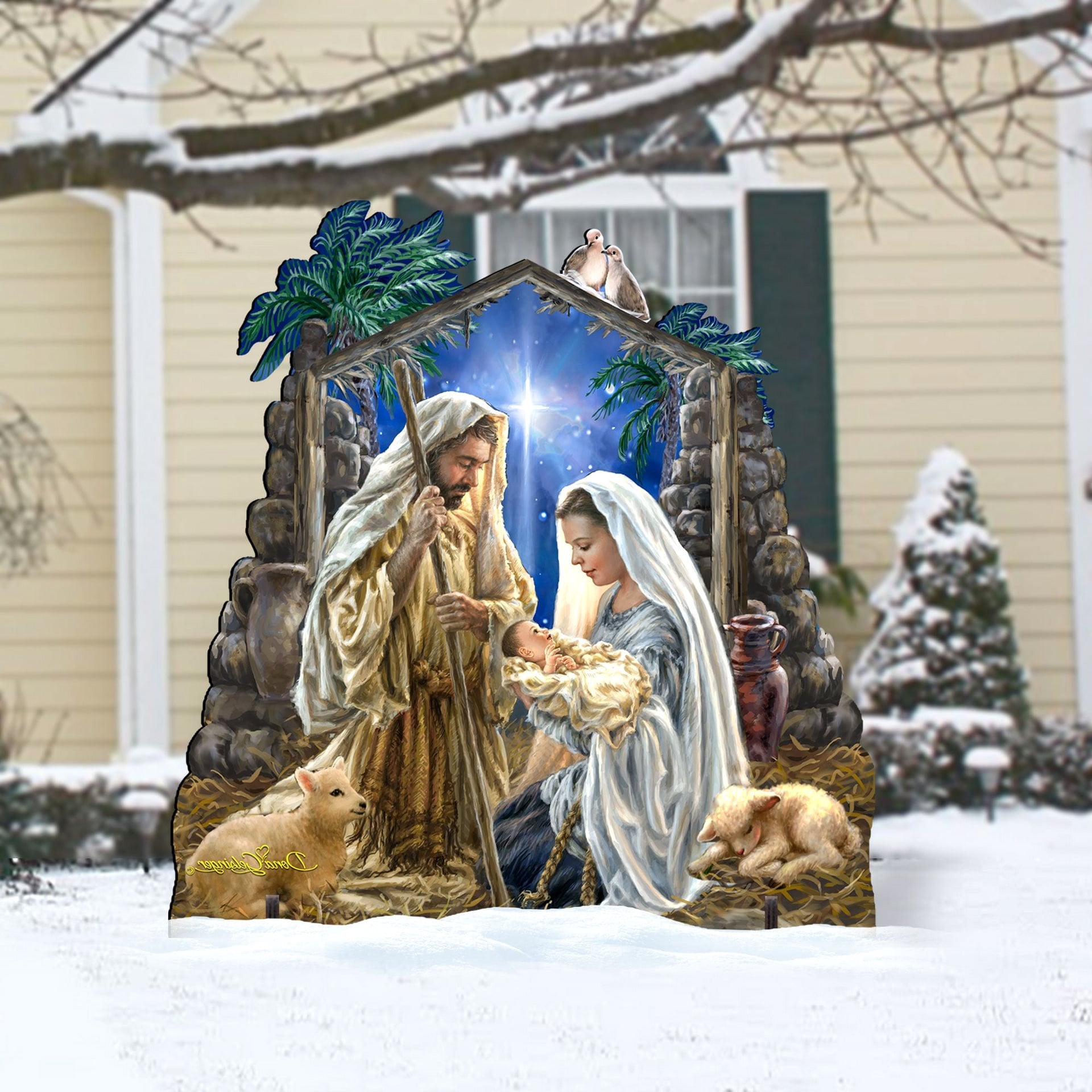 Outdoor Nativity Set Glory to God Outdoor Nativity Scene - Etsy
