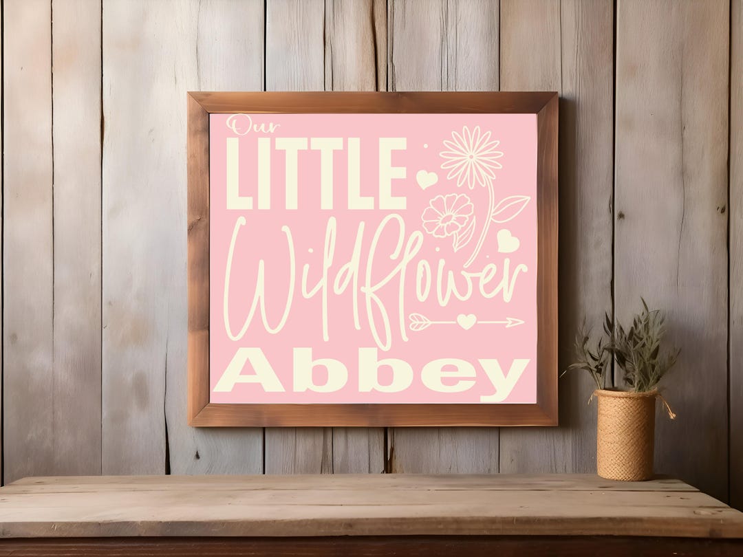 Little Girls Personalized Bedroom Wood Sign, Personalized Wood Sign for ...