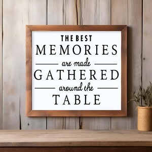 Modern Farmhouse Wood Sign for Kitchen or Dining Room, Rustic Farmhouse ...