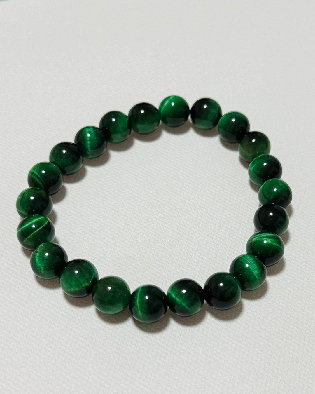 8mm Green Tiger Eye，gemstone Tiger’s Eye - Etsy