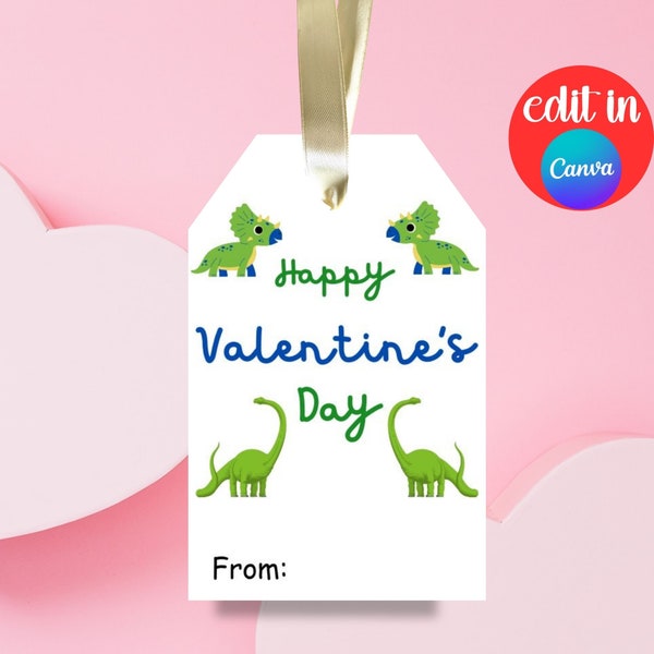Dinosaur Valentine - Etsy