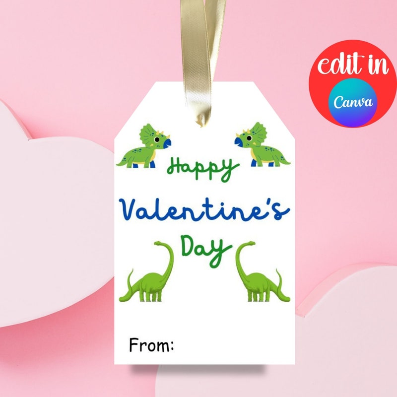 Dinosaur Valentine - Etsy