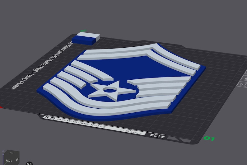 STL M3F Air Force Rank Enlisted Insignia Print Files - Etsy