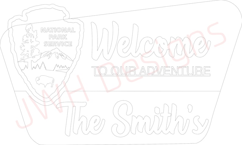 SVG Make Your Own National Parks Sign - Etsy