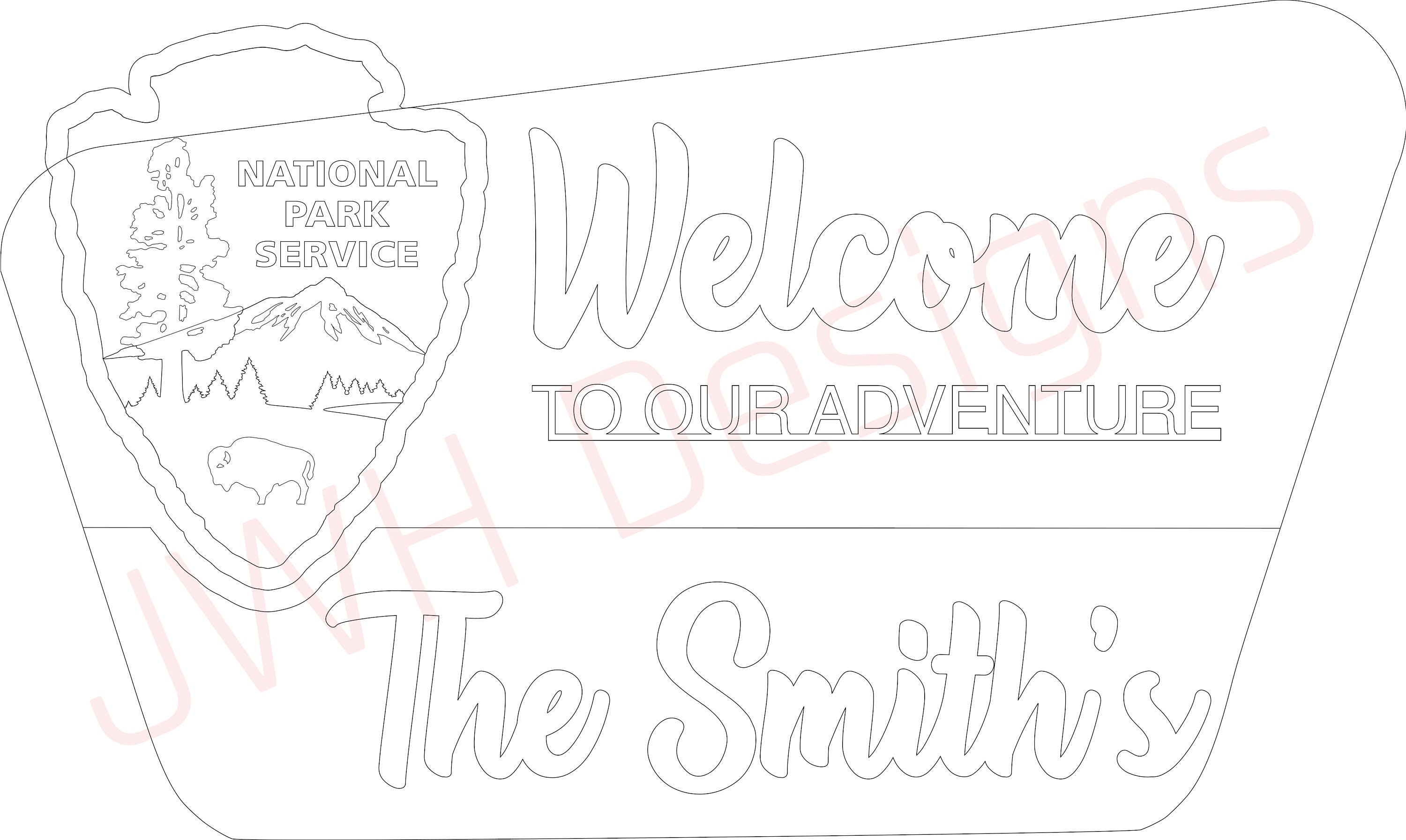 SVG Make Your Own National Parks Sign - Etsy