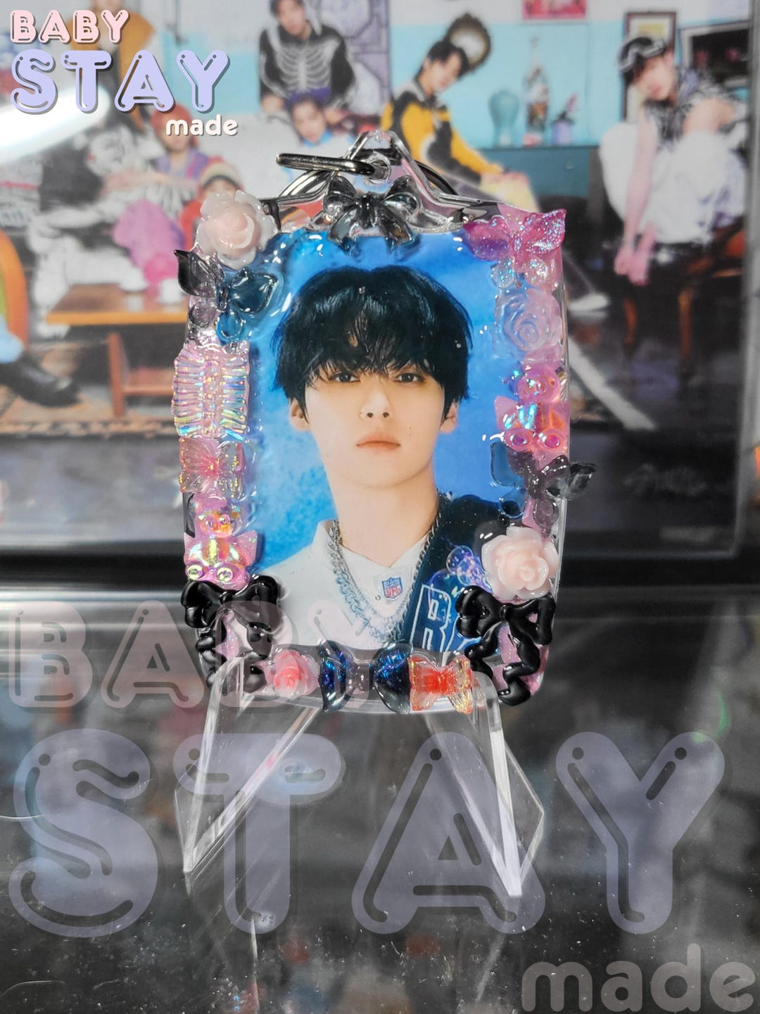 Stray Kids SKZ Lee Know Photo Kpop Deco Acrylic Keychain Unofficial ...