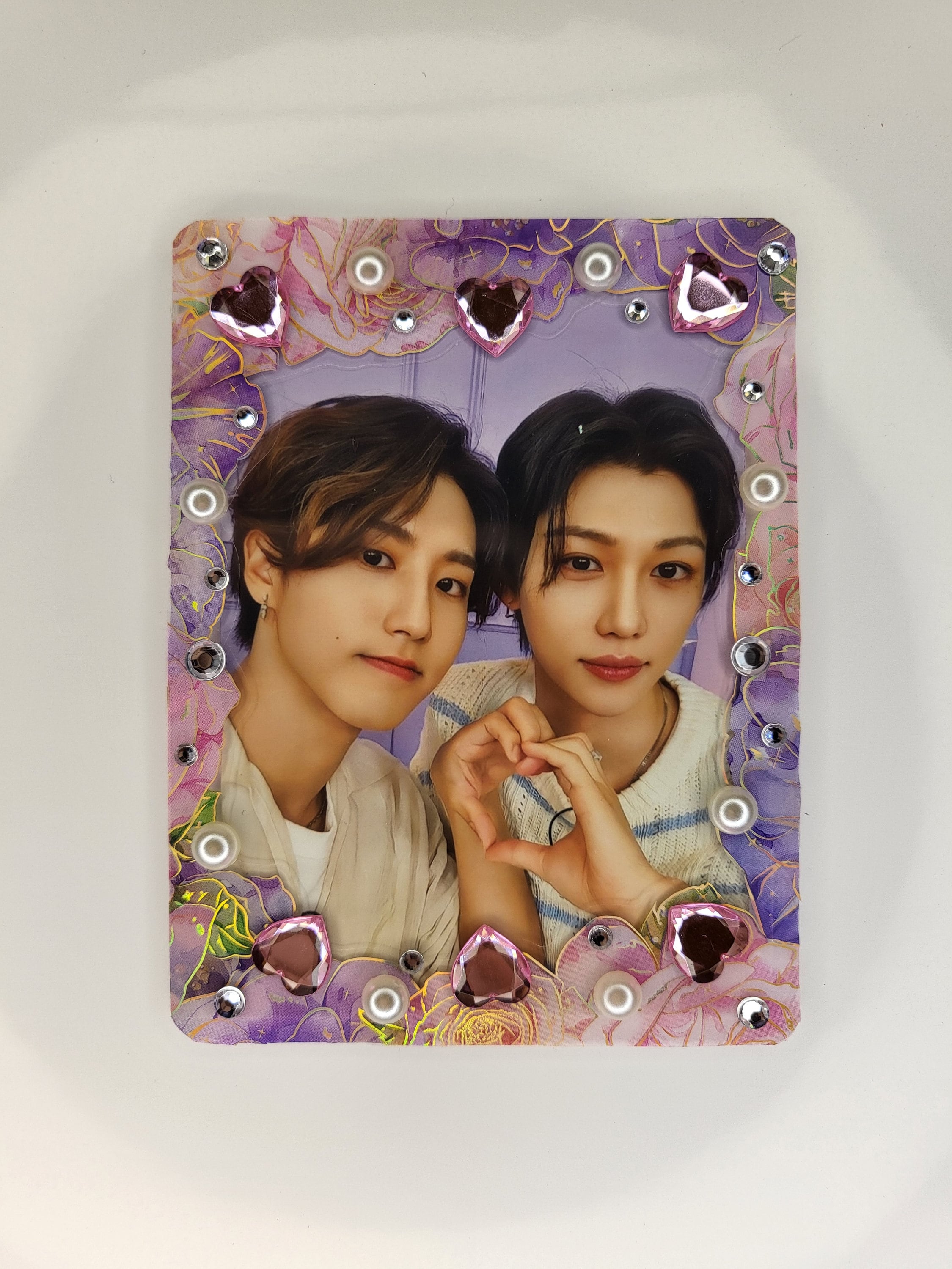 Stray Kids Han & Felix Photo With K-pop Deco Top Loader - Etsy