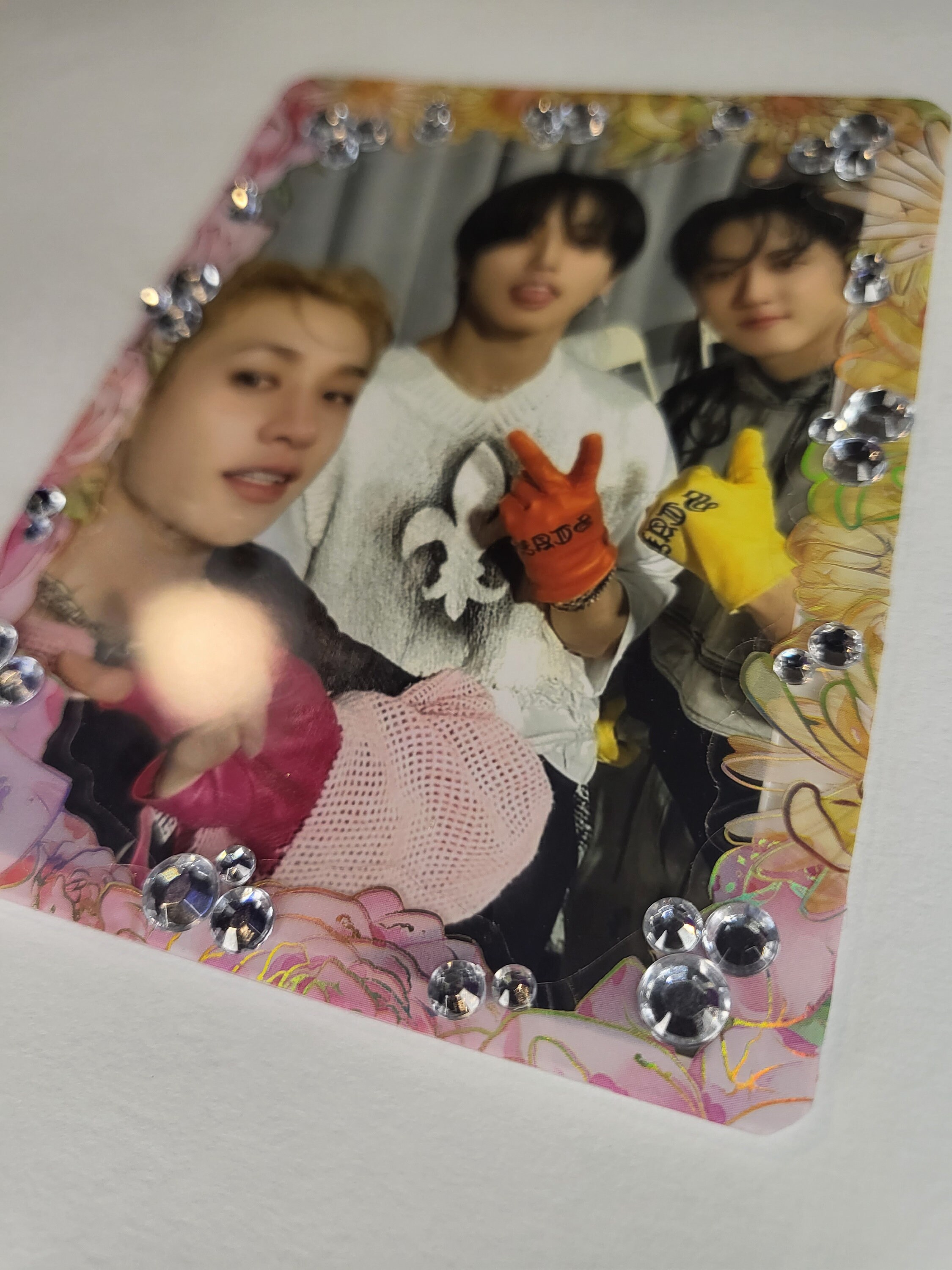 Stray Kids 3RACHA Photo With K-pop Deco Top Loader PC Photocard Holder ...