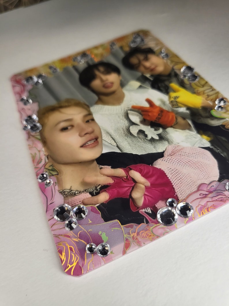 Stray Kids 3RACHA Photo With K-pop Deco Top Loader PC Photocard Holder ...