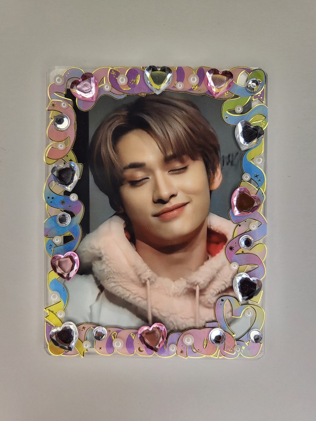 Stray Kids Lee Know Photo With K-pop Deco Top Loader PC Photocard ...