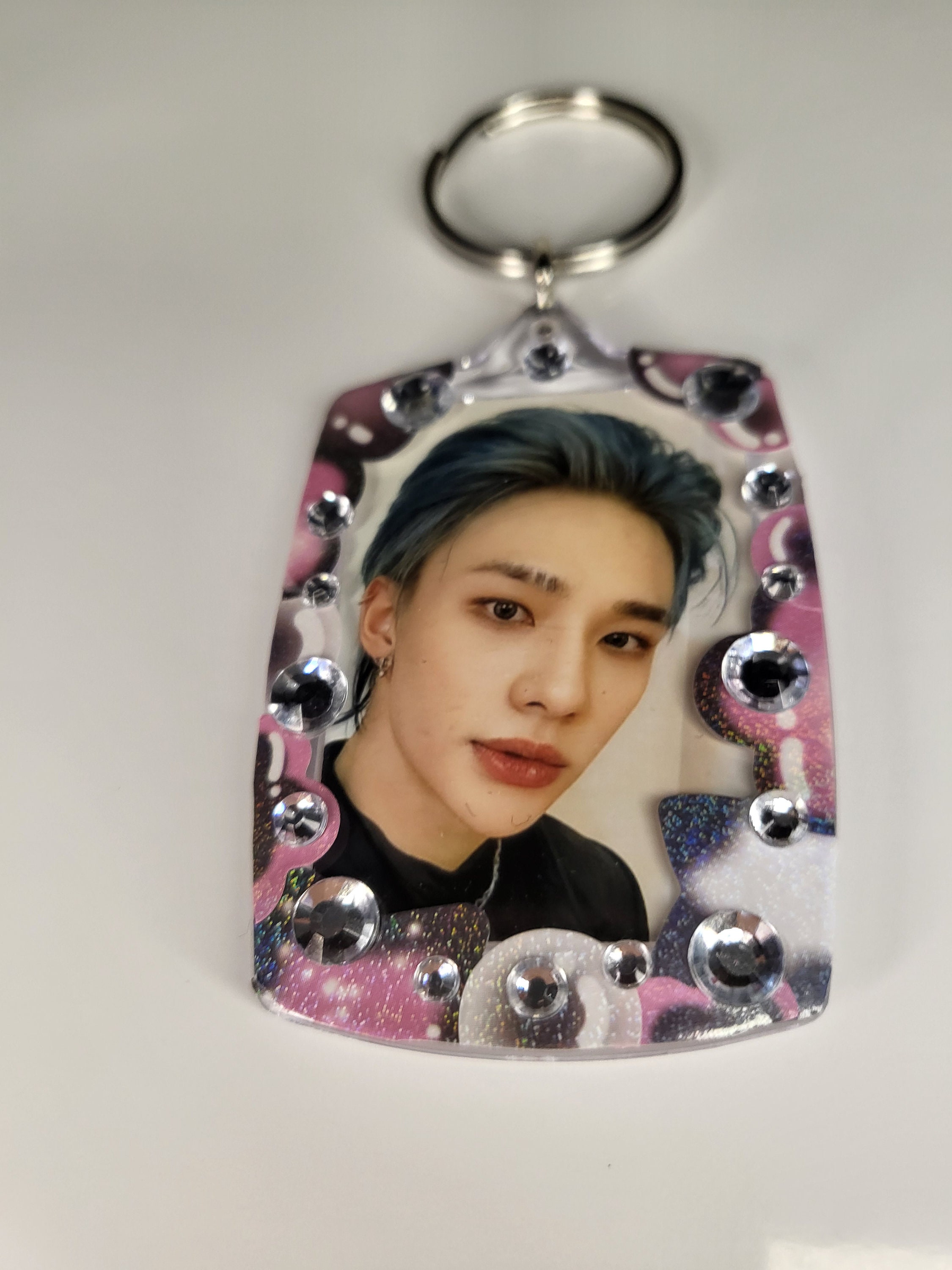 Stray Kids Hyunjin Photo Kpop Deco Acrylic Keychain Unofficial Kpop Fan ...